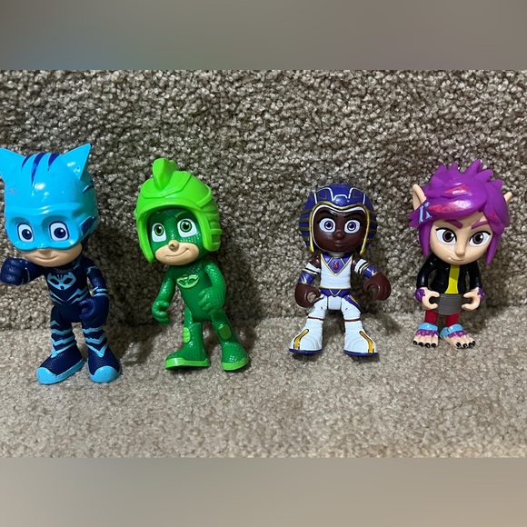 Toys | Pj Masks Lot Of 4 Figures Catboy Gecko Wolfie Kids Pharaoh ...